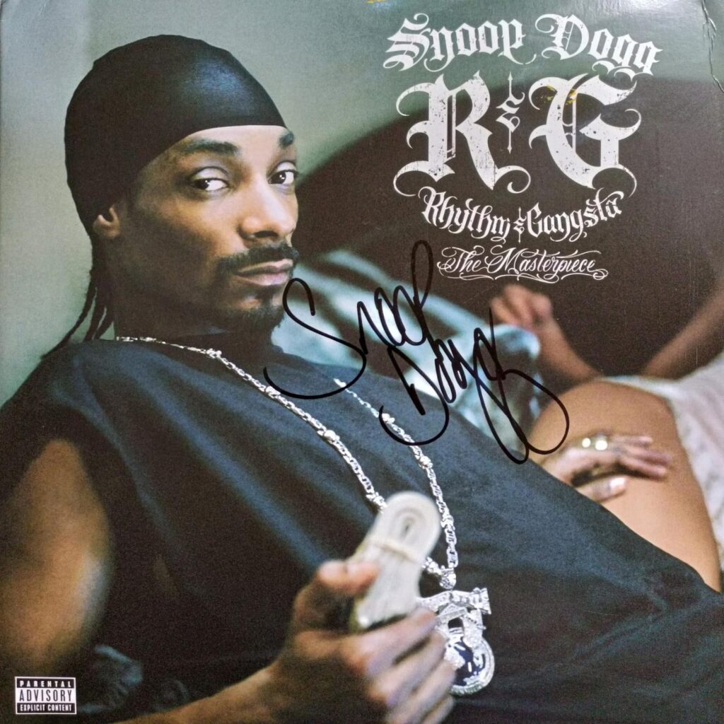Snoop Dogg ‘Rhythm & Gangsta’ Signed Vinyl - Shanks Autographs