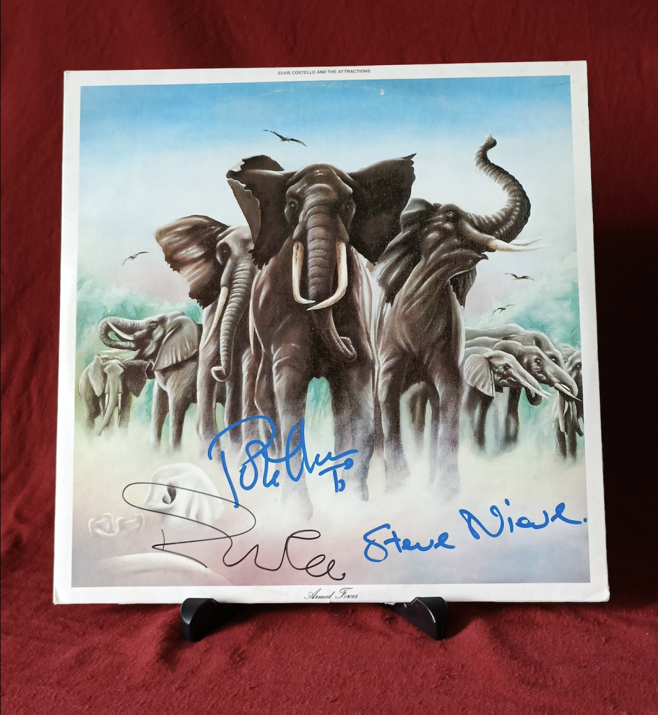 Ellis Costello and The Attractions ‘Armed Forces’ Signed Vinyl - Shanks ...