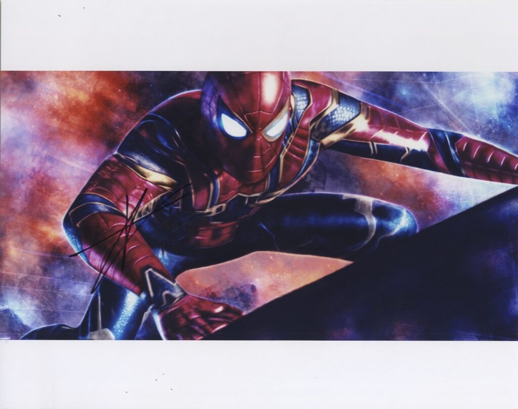Tom Holland Signed 11×14 Photo A - Shanks Autographs