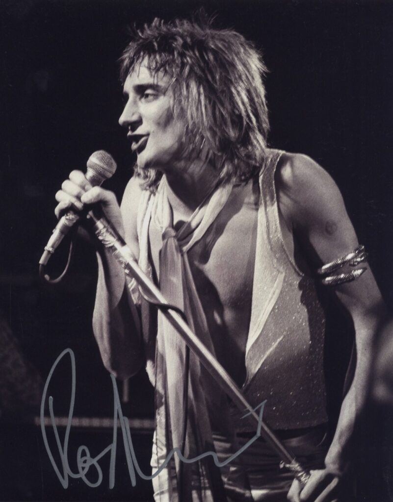 Rod Stewart Signed 11×14 Photo - Shanks Autographs